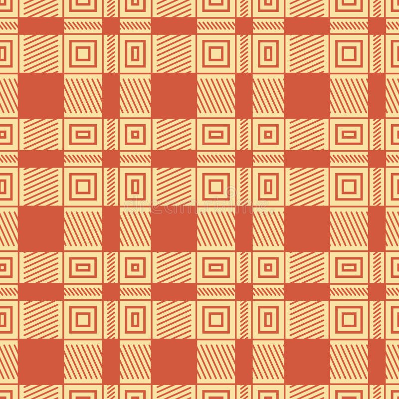 Seamless Checkered Pattern. an Idea for Textiles, Graphics, Interior ...
