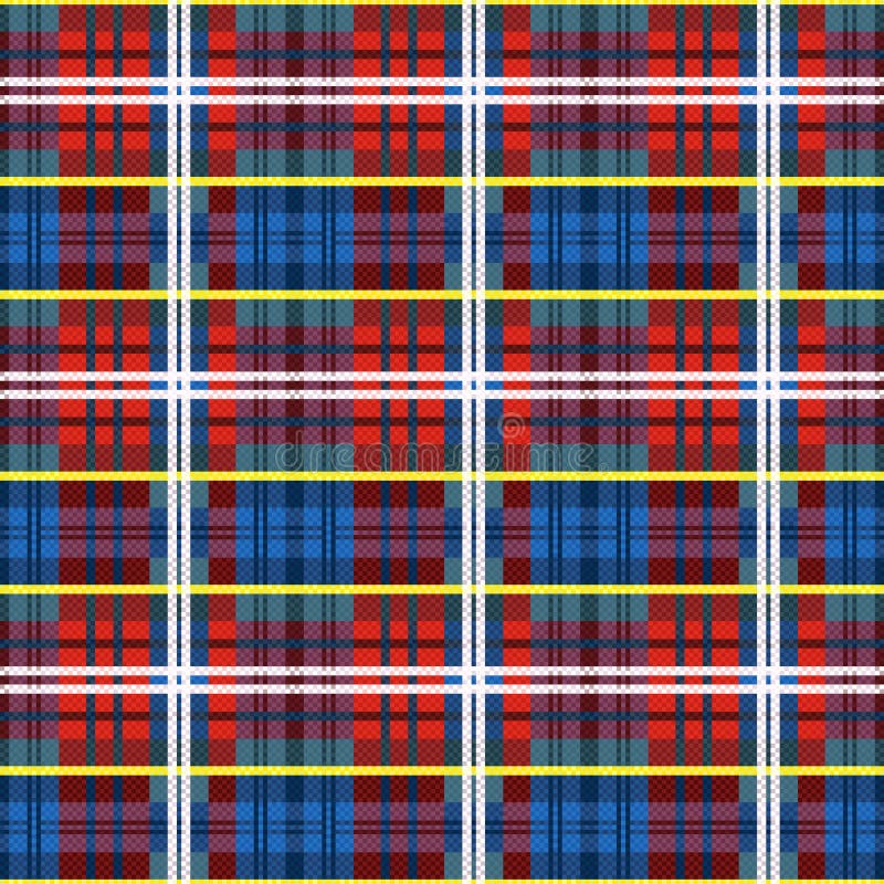 Multicolor Checkered Seamless Pattern Stock Vector - Illustration of ...