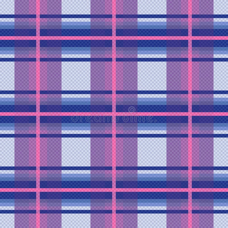 Blue and Pink Seamless Checkered Pattern Stock Illustration ...