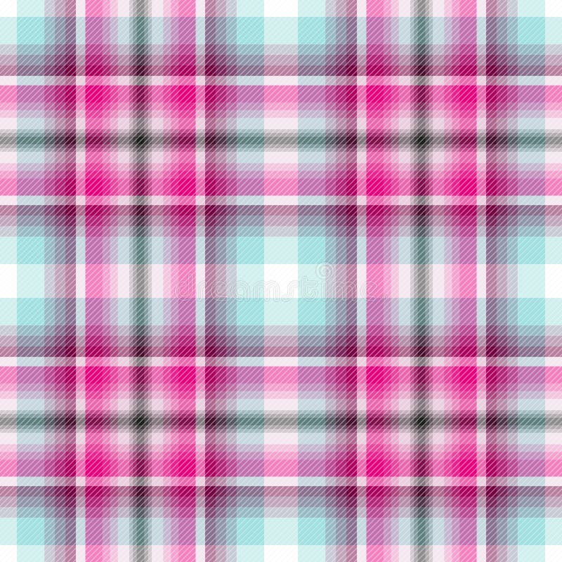 Seamless Checkered Pattern with Strips Stock Illustration ...