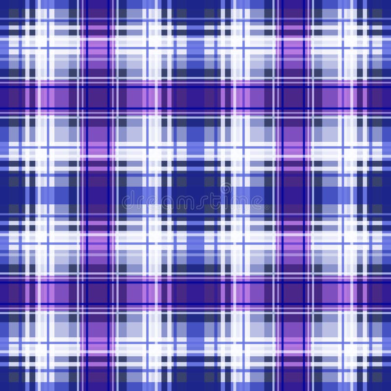 Seamless Vintage Navy Blue And Black Checkered Fabric Pattern ...