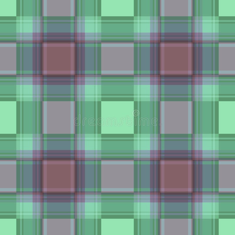 Seamless Checkered Plaid Pattern Stock Illustration - Illustration of ...