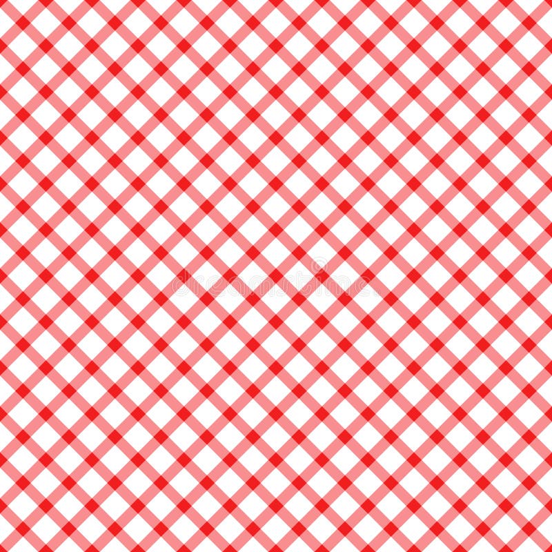 Seamless Checkered Table Cloth Pattern Stock Vector - Illustration of ...