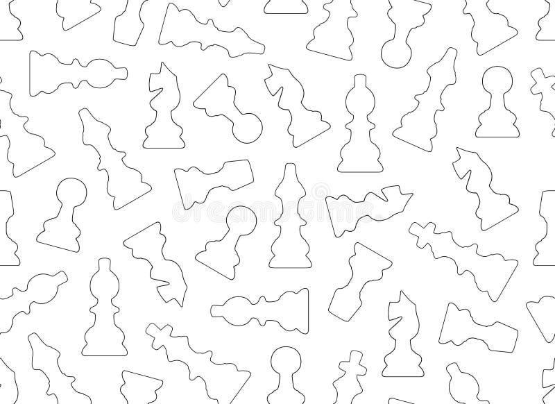 Seamless Chess Board Texture Stock Vector - Illustration of material ...