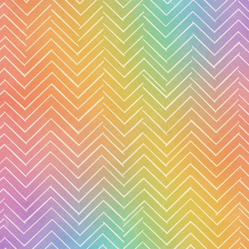 A Seamless Chevron Pattern with Soft Pastel Rainbow Hues Transitions ...