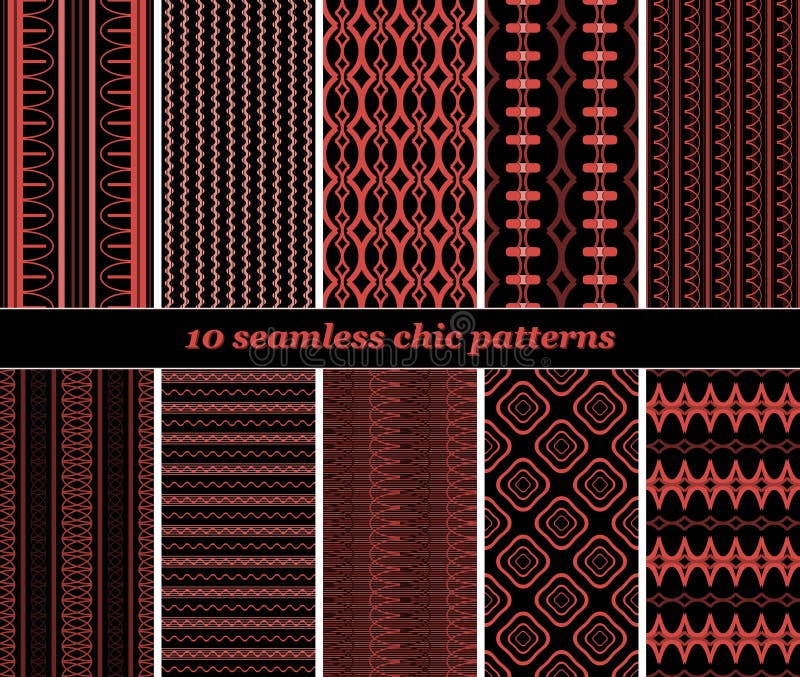 Seamless Roundish Patterns Stock Illustrations – 11 Seamless Roundish ...
