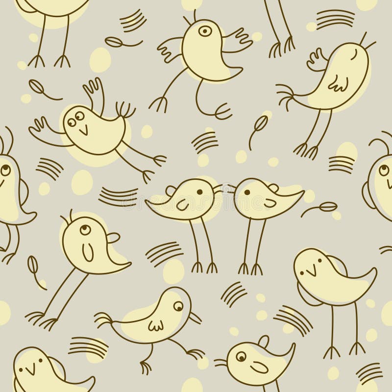 Seamless childlike pattern stock vector. Illustration of graphic - 9097940