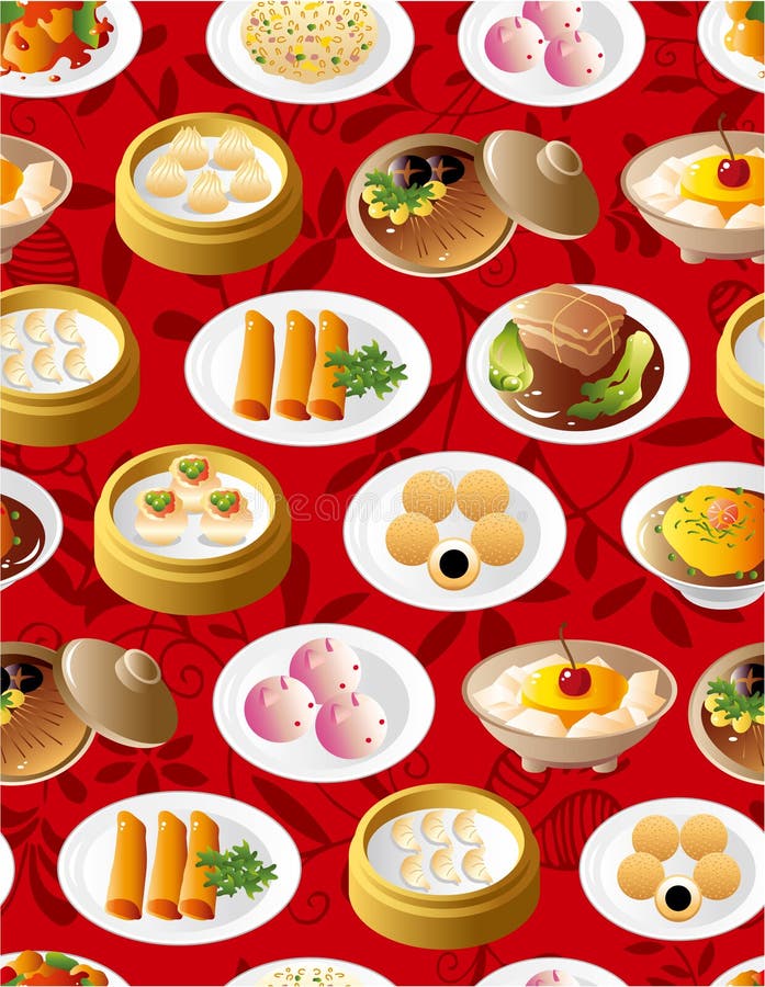 Set of chinese food stock vector. Illustration of chinese - 58921217