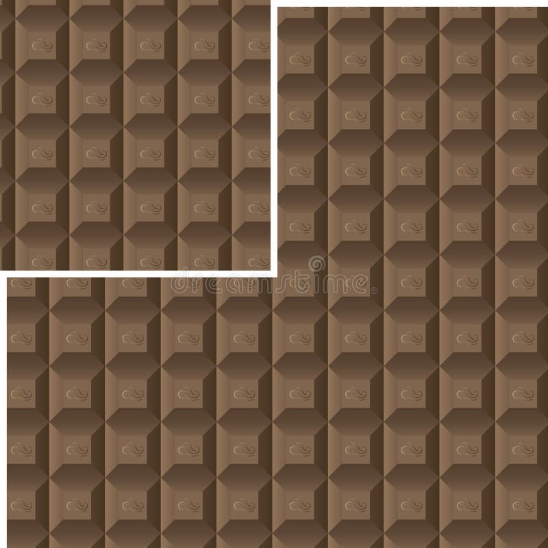 Chocolate Box Pattern Template Stock Vector - Illustration of container ...