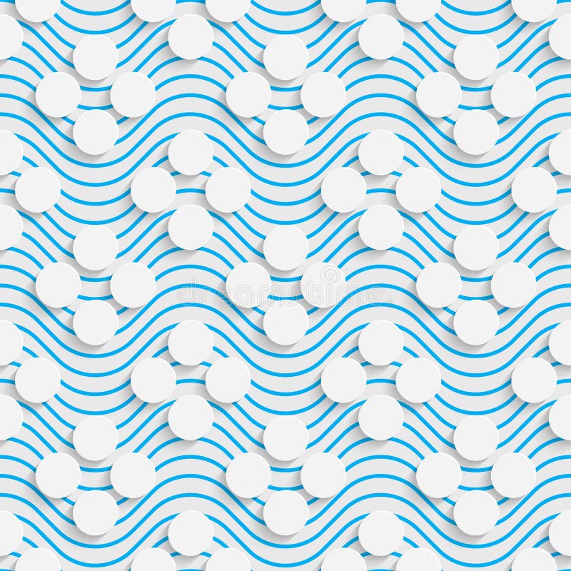 Seamless Circle Design. Futuristic Tile Pattern Stock Vector ...