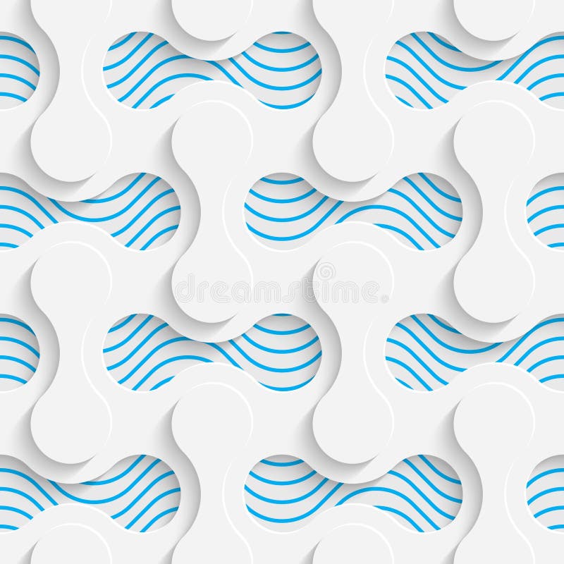 Seamless Circle Design. Futuristic Tile Pattern Stock Vector ...