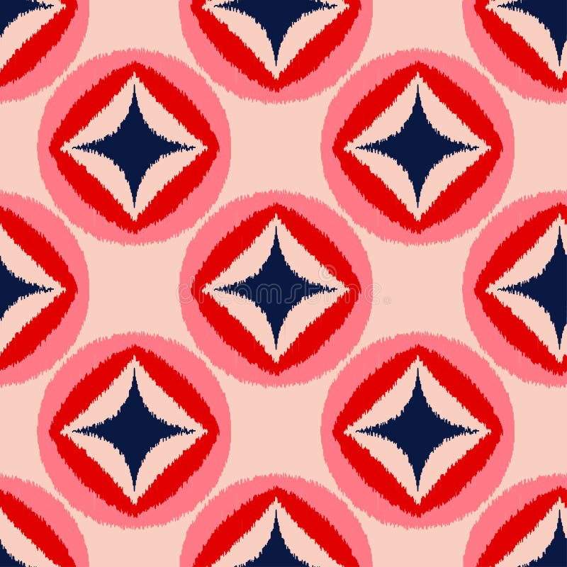 Seamless Circle Diamond Background Stock Vector - Illustration of cloth ...