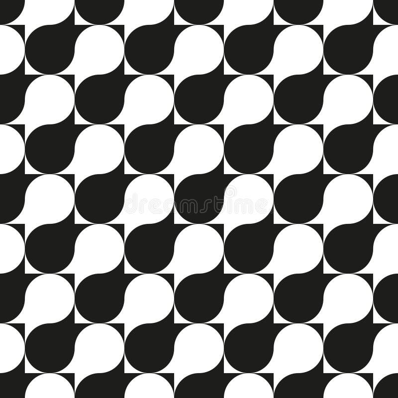 Seamless Circle Intersect Pattern Abstract Geometric Background Stock ...