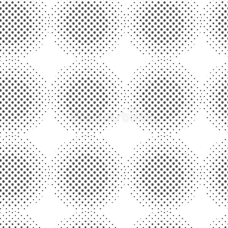 Modern Stylish Halftone Texture. Endless Abstract Background with ...