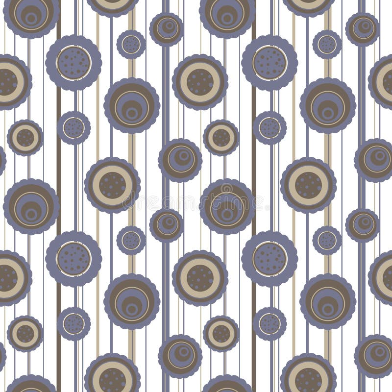 Seamless circle pattern stock vector. Illustration of circle - 16714703