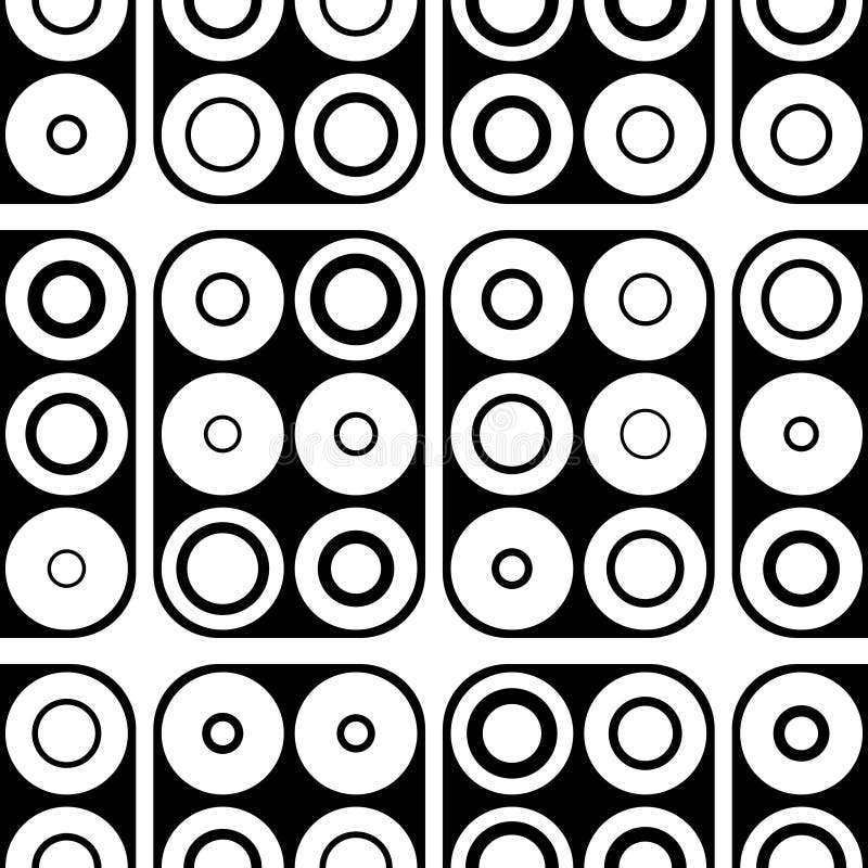 Seamless Circle Pattern stock vector. Illustration of background - 89063213