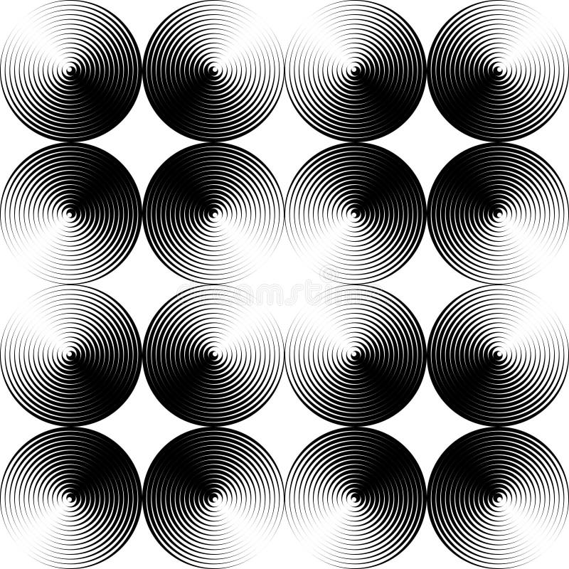 Seamless Circle Pattern stock vector. Illustration of repeat - 91433122