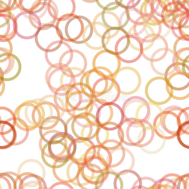 Seamless Circle Pattern Background - Vector Design from Rings with ...