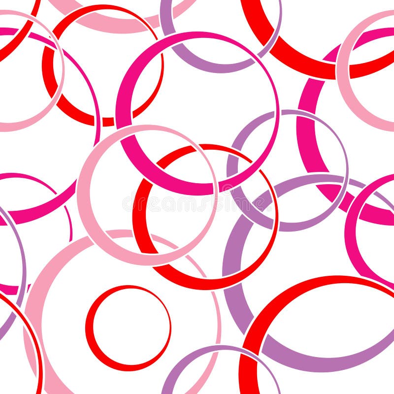 Seamless circle pattern stock vector. Illustration of vector - 135478591