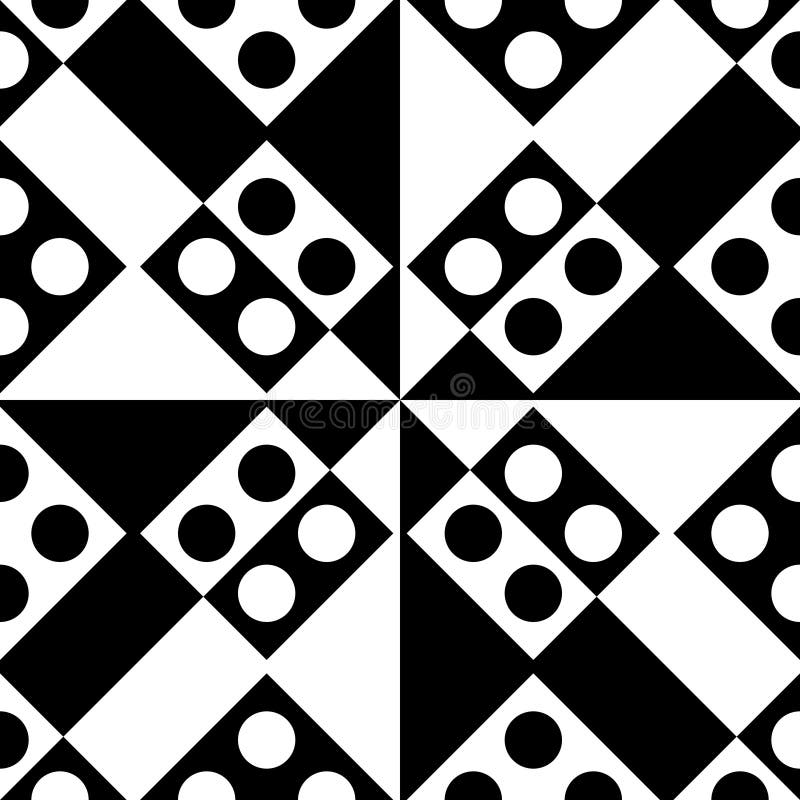 Seamless Circle, Square and Triangle Pattern Stock Vector ...