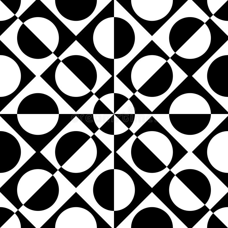 Seamless Circle, Square and Triangle Pattern Stock Vector ...