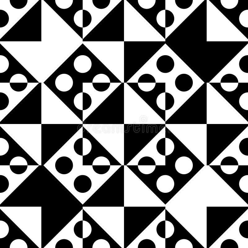 Seamless Circle, Square and Triangle Pattern Stock Vector ...
