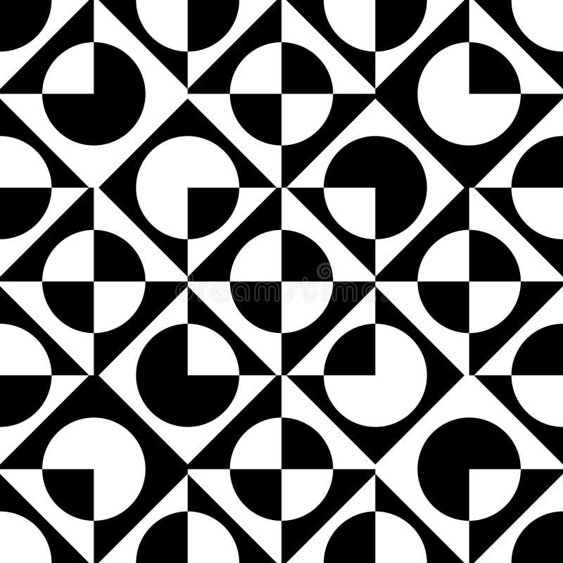 Seamless Circle, Square and Triangle Pattern Stock Vector ...