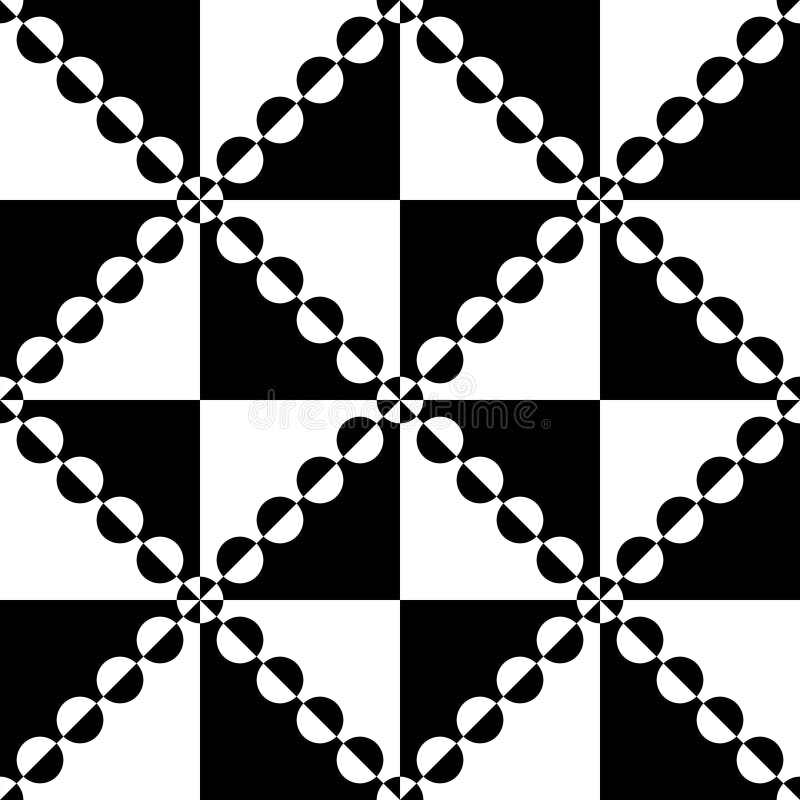 Seamless Circle, Square and Triangle Pattern Stock Vector ...