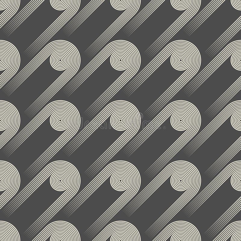 Seamless Circle and Stripe Background. Vector Diagonal Line Pattern ...