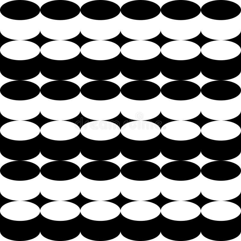 Seamless Circle and Stripe Pattern Stock Vector - Illustration of ...