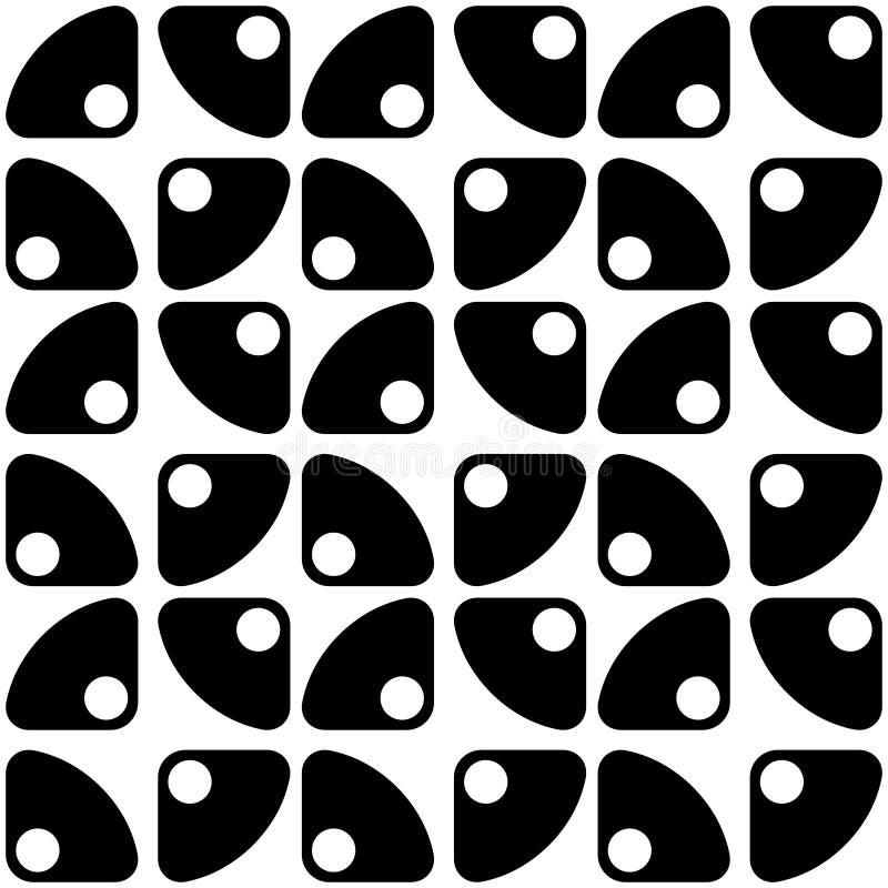 Seamless Circle and Triangle Pattern Stock Vector - Illustration of ...