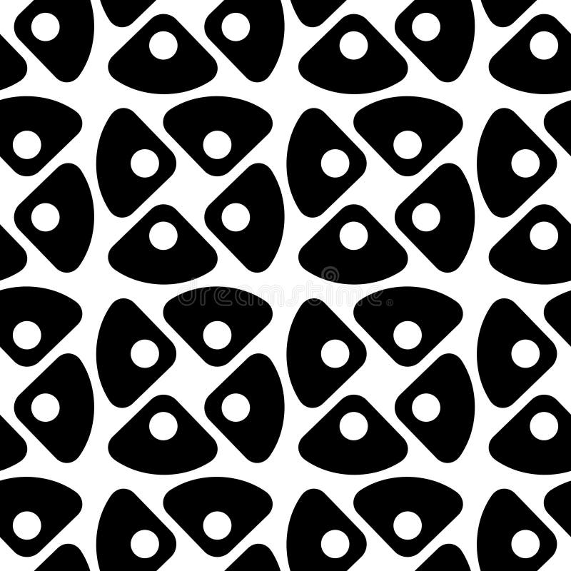 Seamless Circle and Triangle Pattern Stock Vector - Illustration of ...