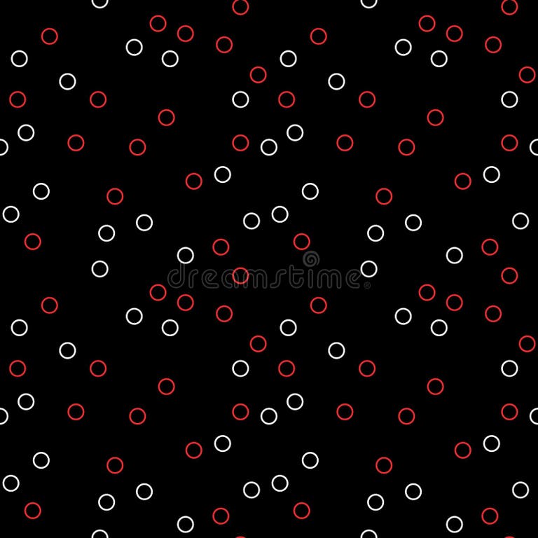 Seamless circles pattern stock vector. Illustration of textile - 206703410