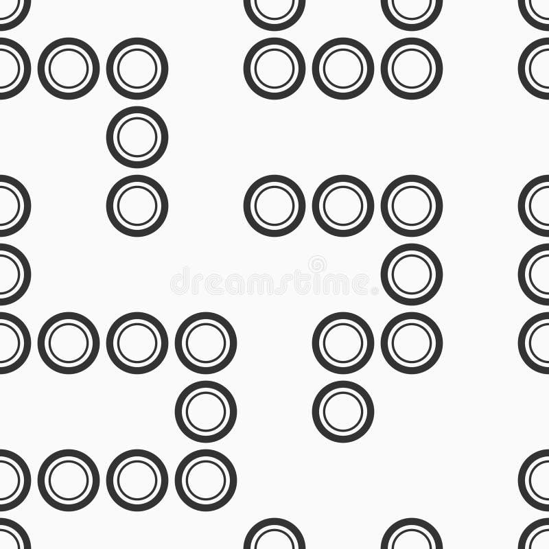 Seamless Circles Pattern. Stylish Texture with Circles. Geometric ...