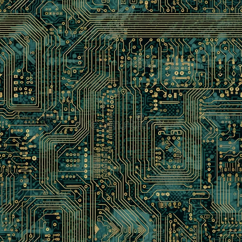 High Tech Schematic Seamless Texture Stock Illustrations – 51 High Tech Schematic Seamless ...