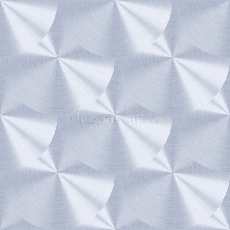 Seamless Circular Brushed Metal Pattern Stock Illustration ...