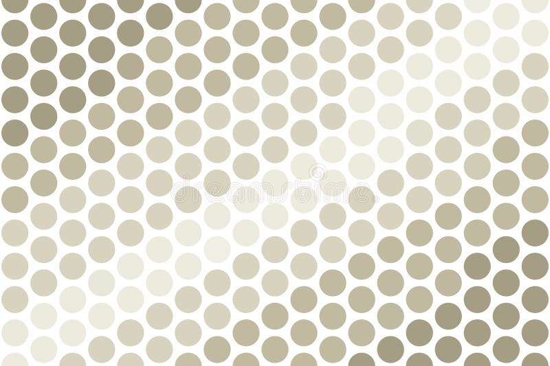 Soft Brown and Beige Circular Dot Pattern Creating a Seamless Geometric Design. Abstract Texture ...