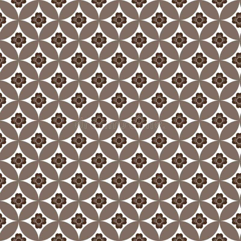 Seamless circular pattern stock illustration. Illustration of delicate ...