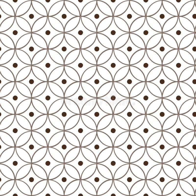 Seamless circular pattern stock illustration. Illustration of delicate ...