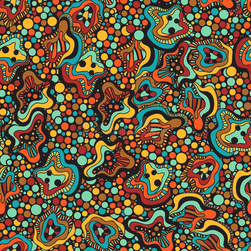 Seamless circus pattern. stock vector. Illustration of ornament - 95058016