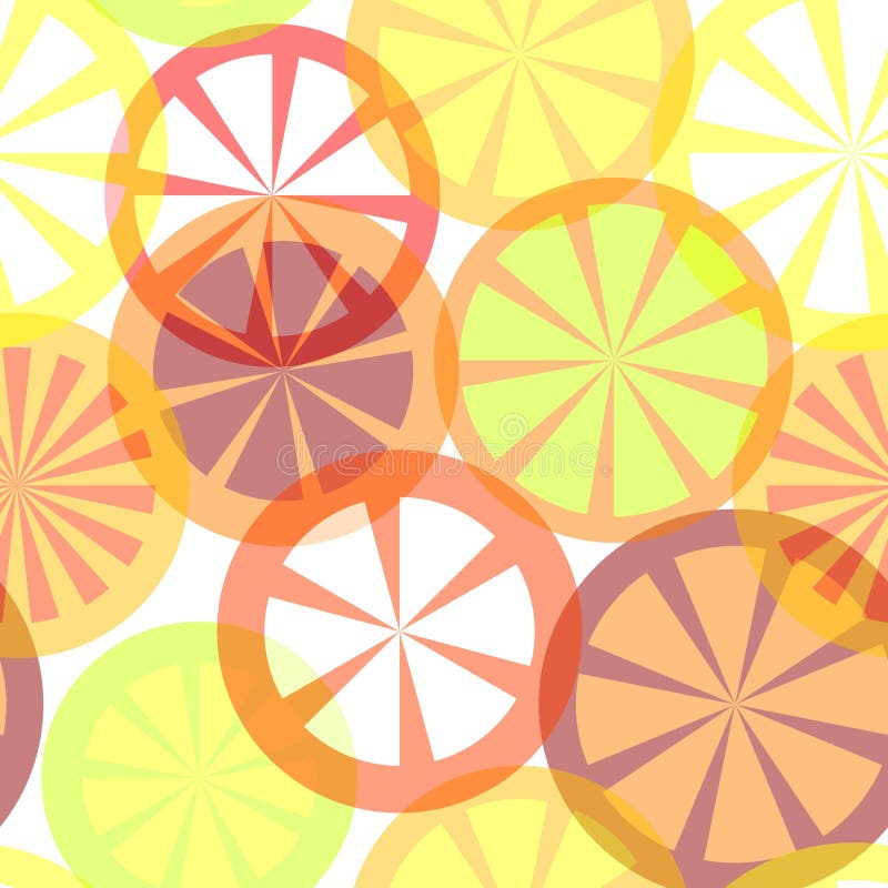 Seamless citrus pattern stock vector. Illustration of seamless - 37048983