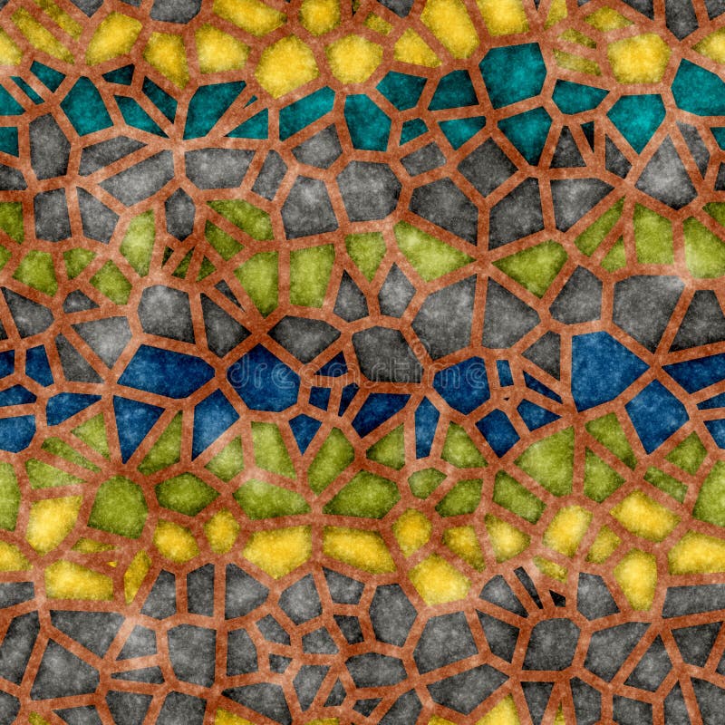 Seamless Classic Aged Motif Tile Surface Pattern Design for Print Stock ...