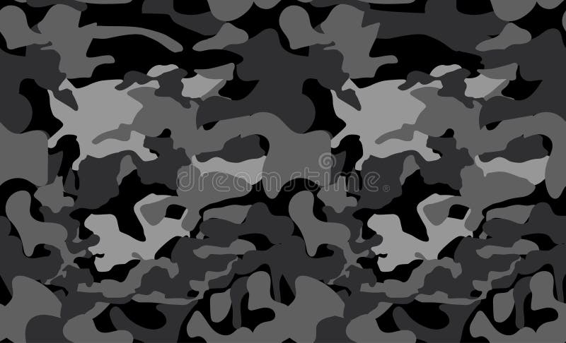 Seamless Classic Camouflage Abstract Pattern, Military Camouflage ...