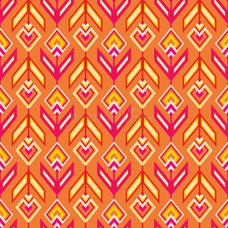 Seamless Classic Geometric Pattern Stock Vector - Illustration of ...
