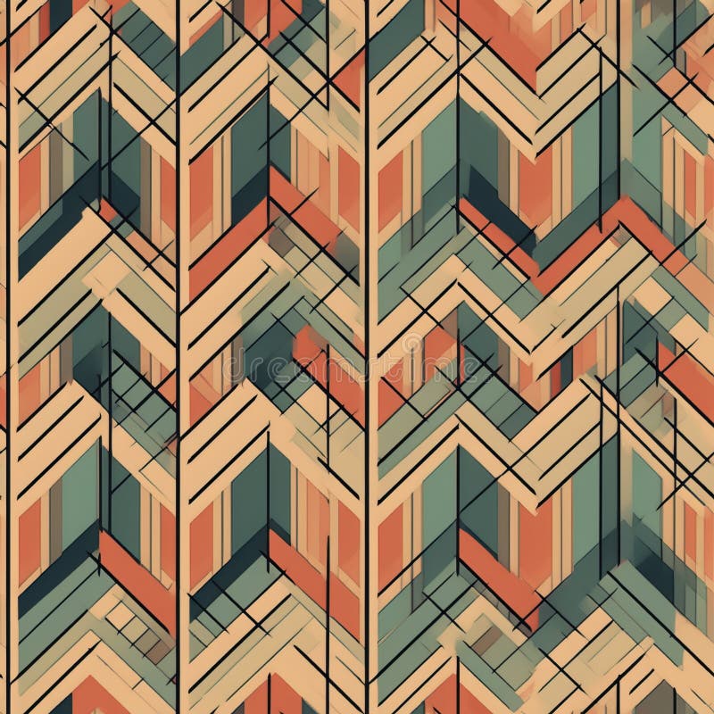 Seamless Classic Herringbone Pattern with a Modern Twist Stock ...