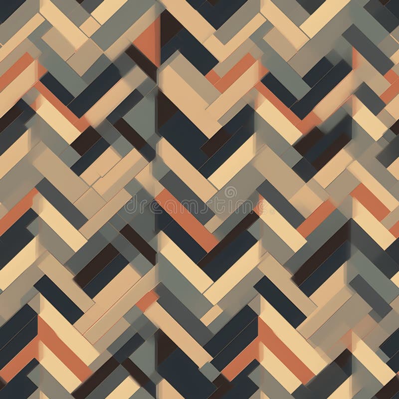 Seamless Classic Herringbone Pattern with a Modern Twist Stock ...