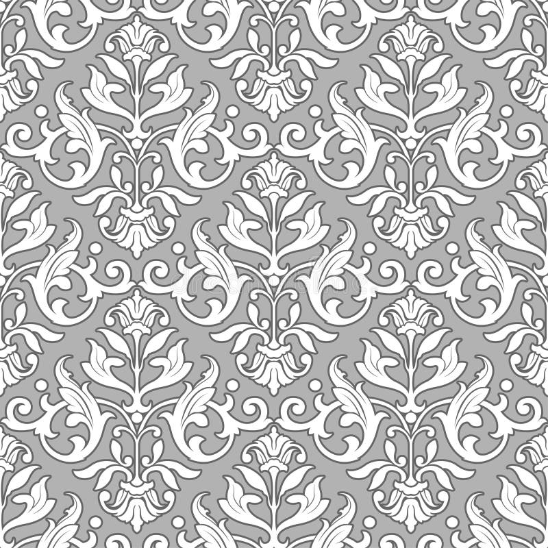 Classic Floral Pattern - Seamless Stock Vector - Illustration of deco ...