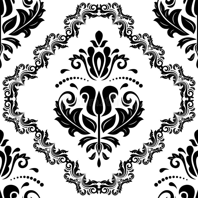 Seamless Classic Pattern stock illustration. Illustration of arabesque ...