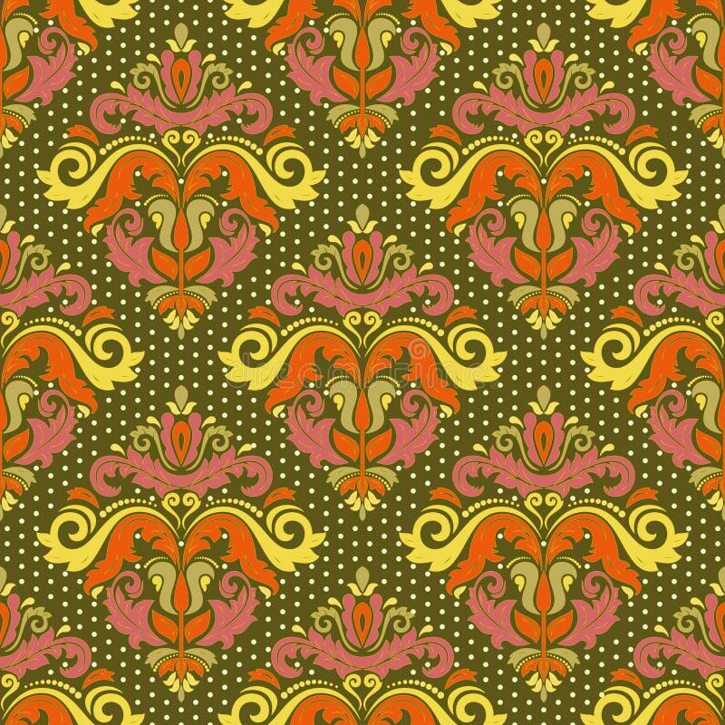 Seamless Classic Pattern stock illustration. Illustration of fashioned ...