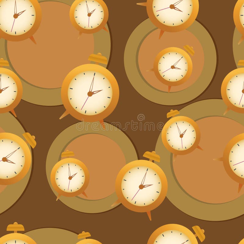 Seamless from clock stock vector. Illustration of element - 35186648